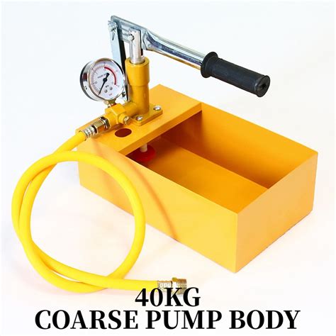 Aluminum 25mpa 25kg Water Pressure Tester Manual Hydraulic Pump Tester