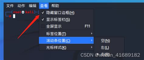 Kali图形化界面终端无法移动kali命令行无法滚动 Csdn博客