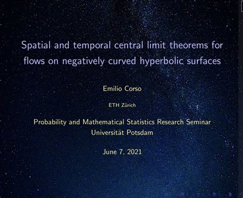 Spatial And Temporal Central Limit Theorems For Flows On Negatively Curved Hyperbolic Surfaces