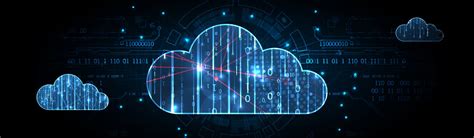 Cloud Computing Conceptabstract Connection Vector Image