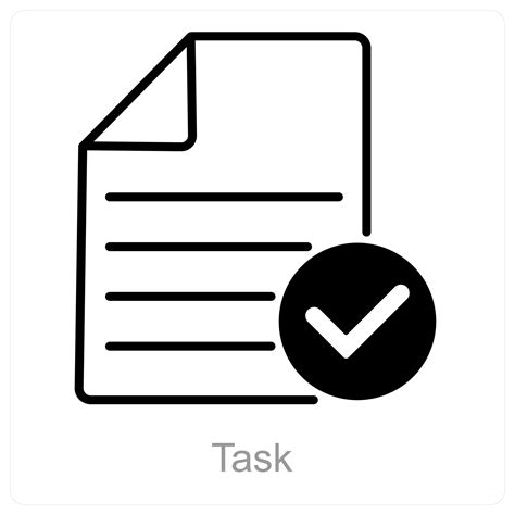 Task And Checklist Icon Concept Vector Art At Vecteezy