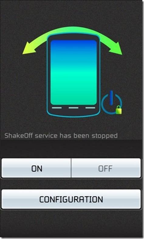 Shakeoff Shake To Turn Off Your Android Devices Screen
