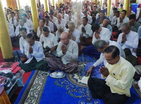 မာန်အောင်မြို့နယ် ကမားကျေးရွာအ ထ ကတွင် Rcc နှစ်ထပ်ကျောင်းဆောင်သစ်ဆောက်လုပ်ရန်ပန္နက်တင်အခမ်းအနားက