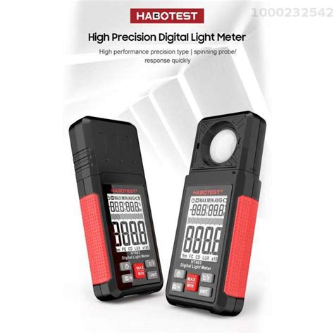 NANWEI HABOTEST เครองวดแสงเครองวดระยะดจตอล HT ลกซ เครองวดความสวางแบบ