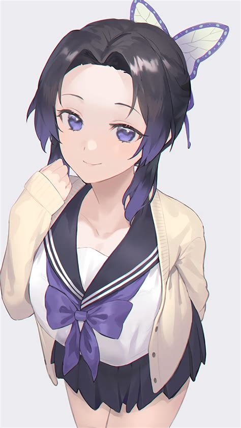 Ready For School Kocho Shinobu Demon Slayer Kimetsu No Yaiba X R Animewallpaper