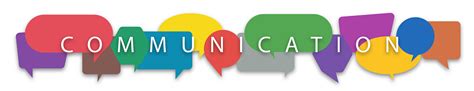 인간 의사 소통의 개념 다채로운 대화 형 말풍선으로 단어 의사 소통 메시지 질문의 개념입니다 흰색 바탕에 그림입니다 Brand