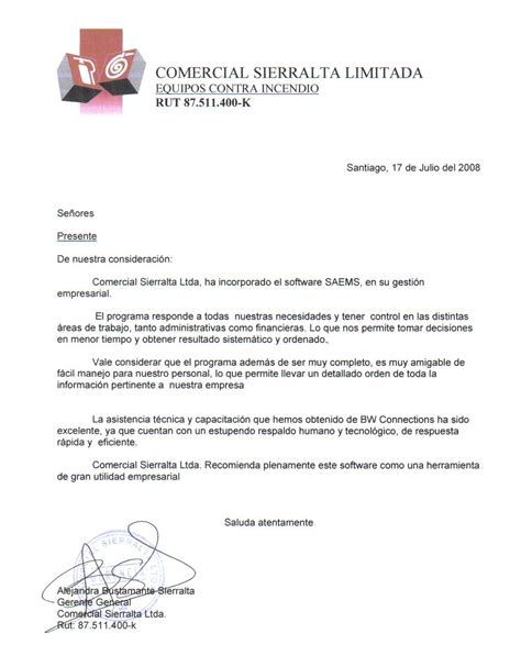 Carta Comercial Ejemplo Word My Xxx Hot Girl