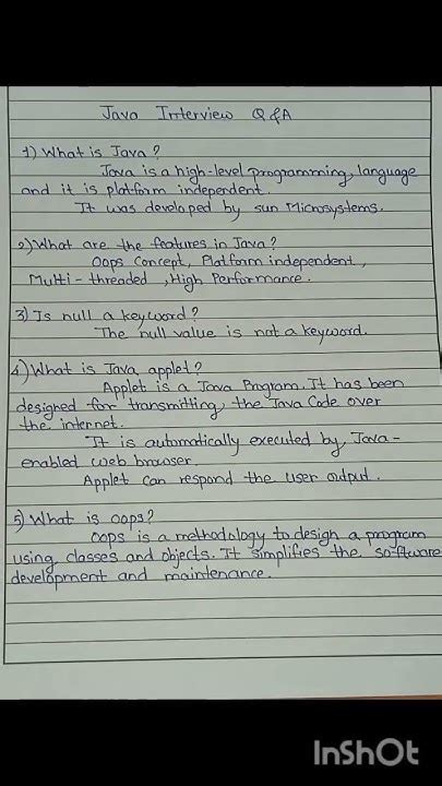 Java Interview Questions And Answers Interview Java Javaprogramming Youtube