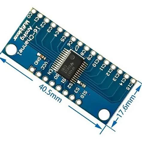 Modulo 74hc4067 Multiplexor Analogico Digital 16ch Tresd Print Tech