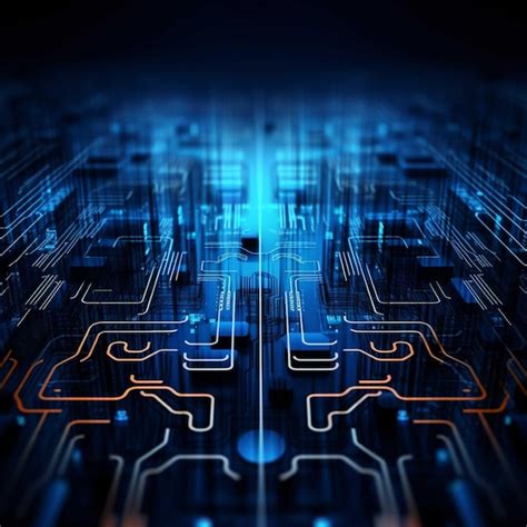 Premium Ai Image Circuit Board Technology Background 3d Rendering