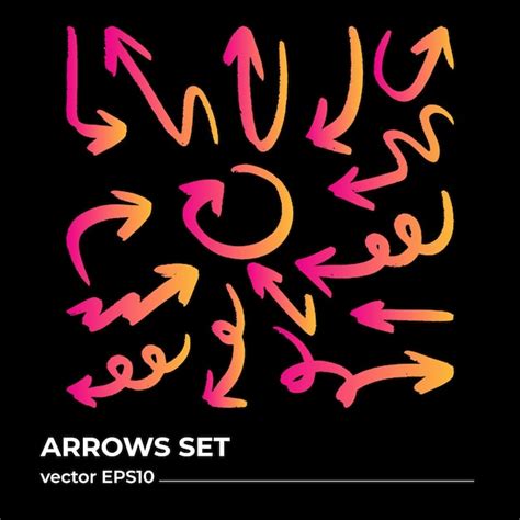 Premium Vector Arrows Vector Set