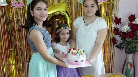 ნინოს 7 წლის ოქროს იუბილე Ako And Princesses აკო და პრინცესები Youtube