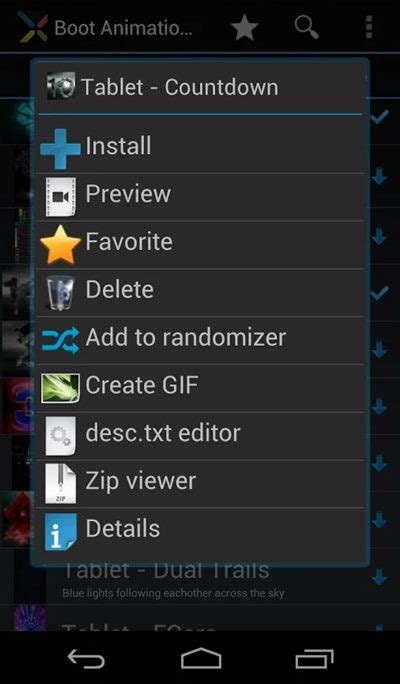 how to install a custom android boot animation