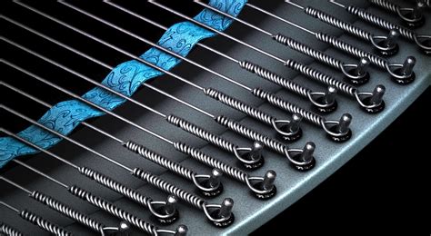 Steel Strings On Knobs 3d Render Free Image Download