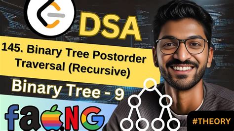 Binary Tree 9 145 Binary Tree Postorder Traversal Recursive 🔥