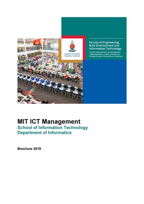 MIT Booklet 2019 V6 MIT ICT Management Babe Of Information Technology Department Of