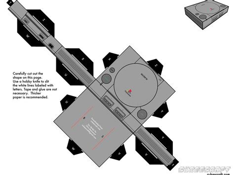 Cubeecrafts De Consolas Antiguas Taringa Paper Models Paper Toys