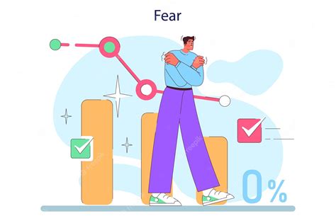 Premium Vector Cycle Of Investor Emotions Male Character With Fear Throughout The Cycle