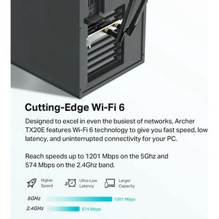 TP Link Archer TX E AX Wi Fi Bluetooth PCIe Adapter Receiver PC