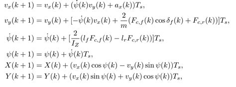 Github Lzlbadguybasic Mpc For A Dynamic Vehicle Model This Python