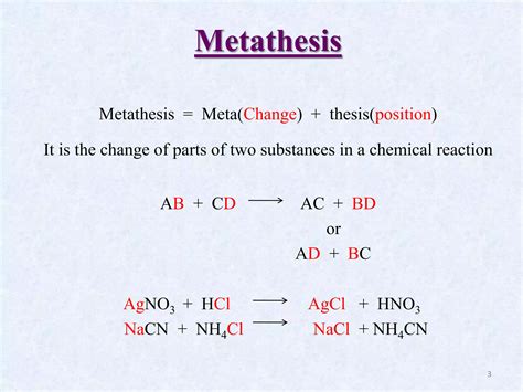 Metathesis Ppt