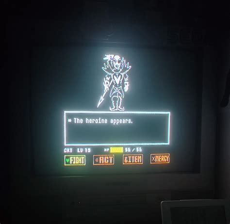 Undertale On A Crt Rundertale