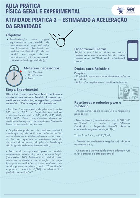 Material Das Aulas Pr Ticas F Sica Geral E Experimental