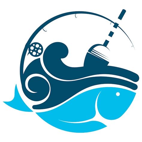 Premium Vector Fish On The Wave And Float