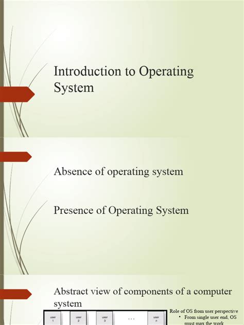 Os 1st Chapter Pdf Operating System Computer Data Storage