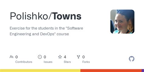 GitHub Polishko Towns Exercise For The Students In The Software Engineering And DevOps Course