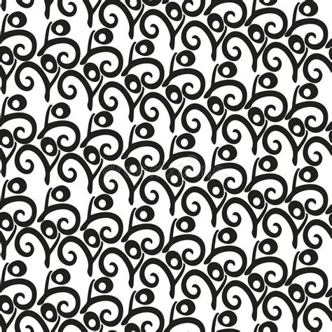 Abstract Inverted Seamless Pattern Stock Illustration Illustration Of Greeting Black