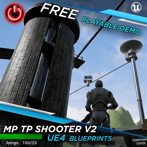 Free Ue4 Blueprint Demo Multiplayer 3rd Person Shooter Unreal Engine Game Development