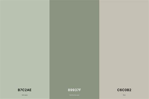 Two Different Shades Of Green And Gray With The Same Color Scheme In