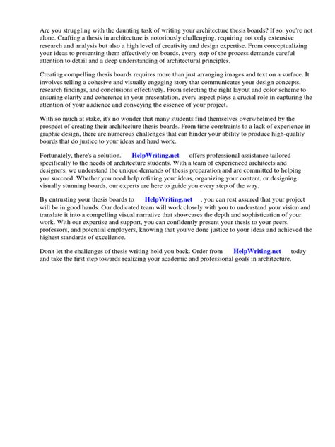 Architecture Thesis Boards Pdf