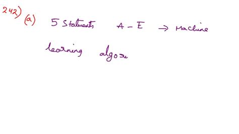 Solved The Correct Answer Is C Scoring On Test Instance Is Fast With
