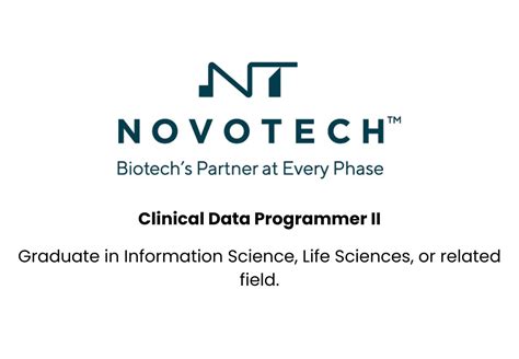 Clinical Data Programmer Ii Job Opening At Novotech