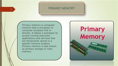 Classification Of Memory Pptx Data Storage And Warehousing Computing