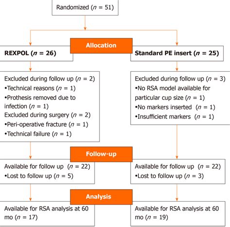 Flow Chart Of Follow Up Pe Polyethylene Rsa Roentgen Download