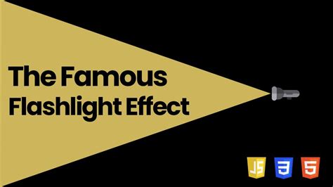 The Famous Flashlight Effect Real Dark Mode Effect With Javascript