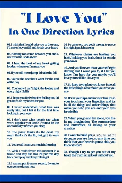 One Direction I Want Lyrics