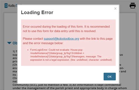 Difficulty To Execute A Calculation Form Building Kobotoolbox