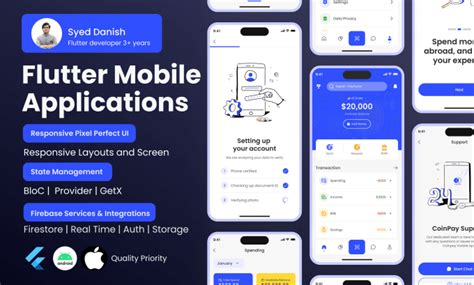Develop Android And Ios Mobile App Using Flutter By Syedanish Fiverr