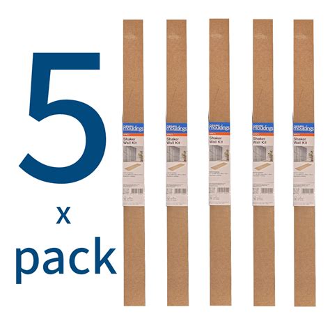 Cheshire Mouldings Wpkt3 Medium Density Fibreboard Mdf Shaker Wall Panelling Kit H 1200mm W