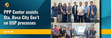Ppp Center Assists Sta Rosa City Govt On Usp Processes Ppp Center