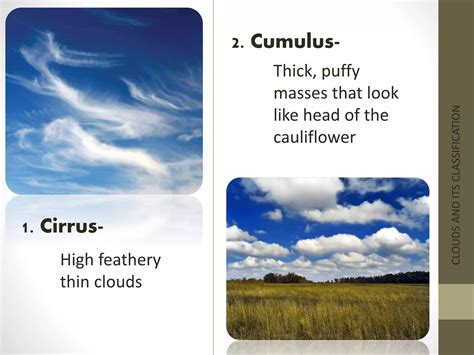 Clouds And Its Classification Pptx