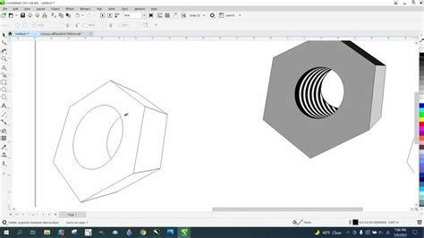 Corel Draw Tips And Tricks 3d Nut Trick Draw Coreldraw