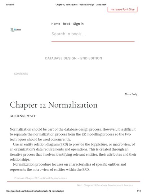 Normalization Database Design 2nd Edition Pdf Database Design
