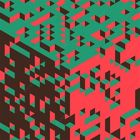 Abstract 3d Geometrical Background Mosaic Vector Illustration Technology Business Form Vector