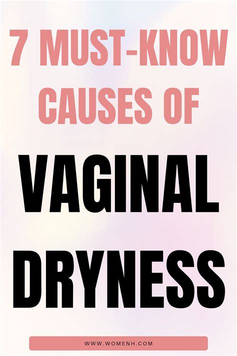 What Causes Vaginal Dryness Artofit