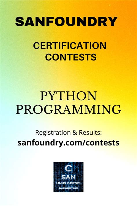 Python Certification Exam